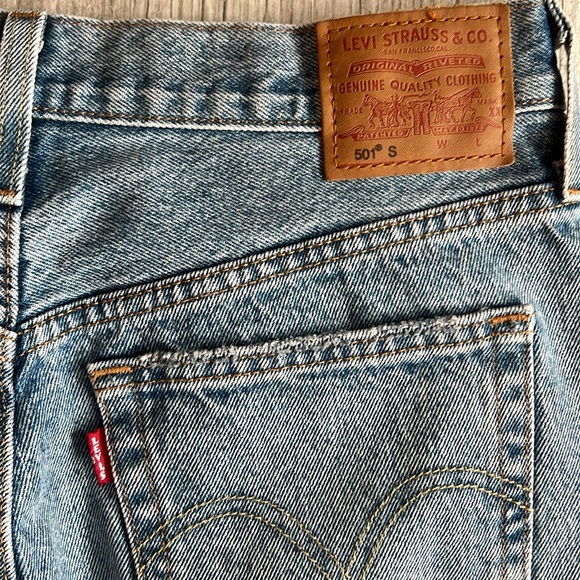 Levi's | Jeans | Levis 5 S Skinny Button Fly Jeans Womens Size 28x28 ...